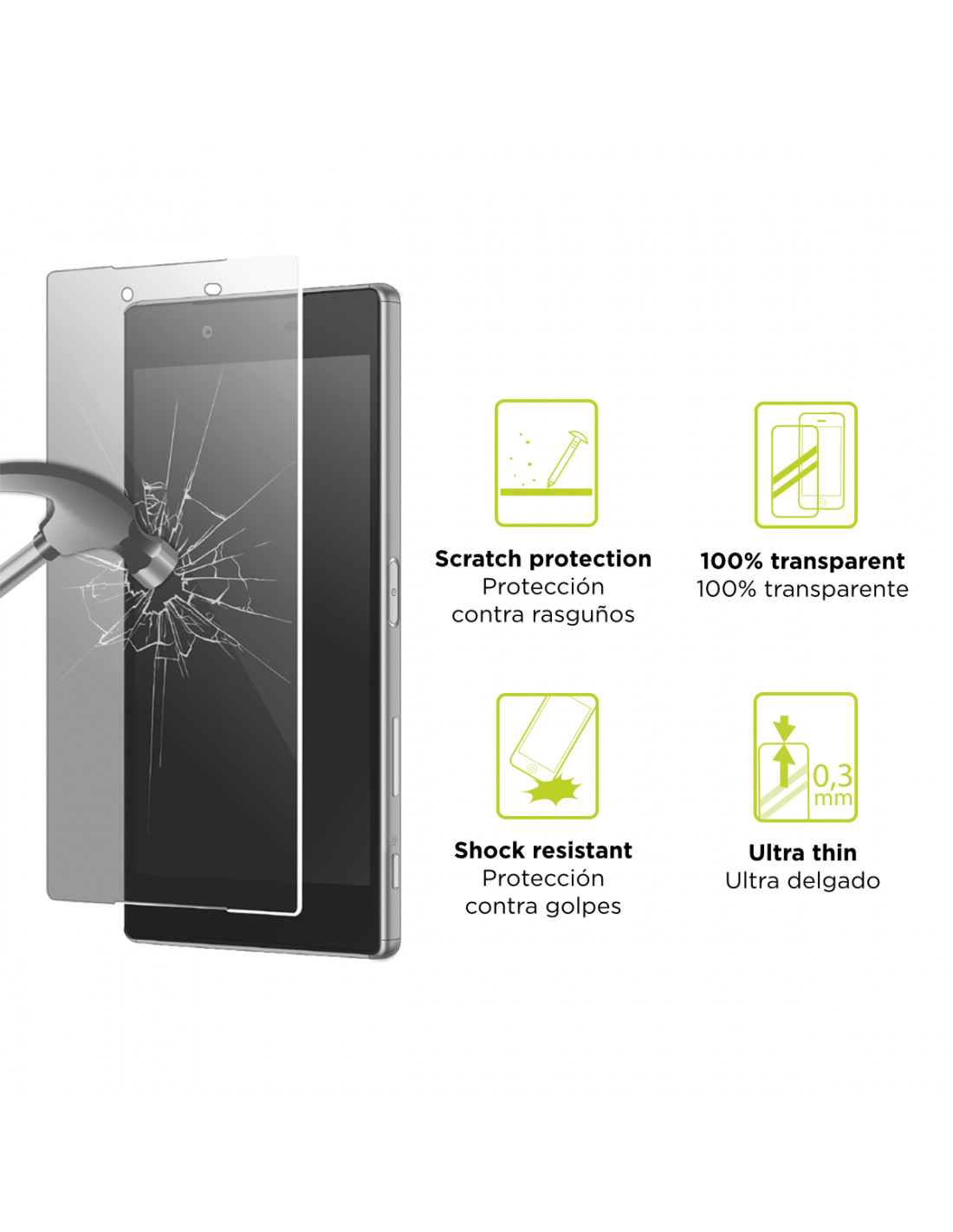 Protector De Pantalla Para Samsung Galaxy S24 Vidrio Templado Doble